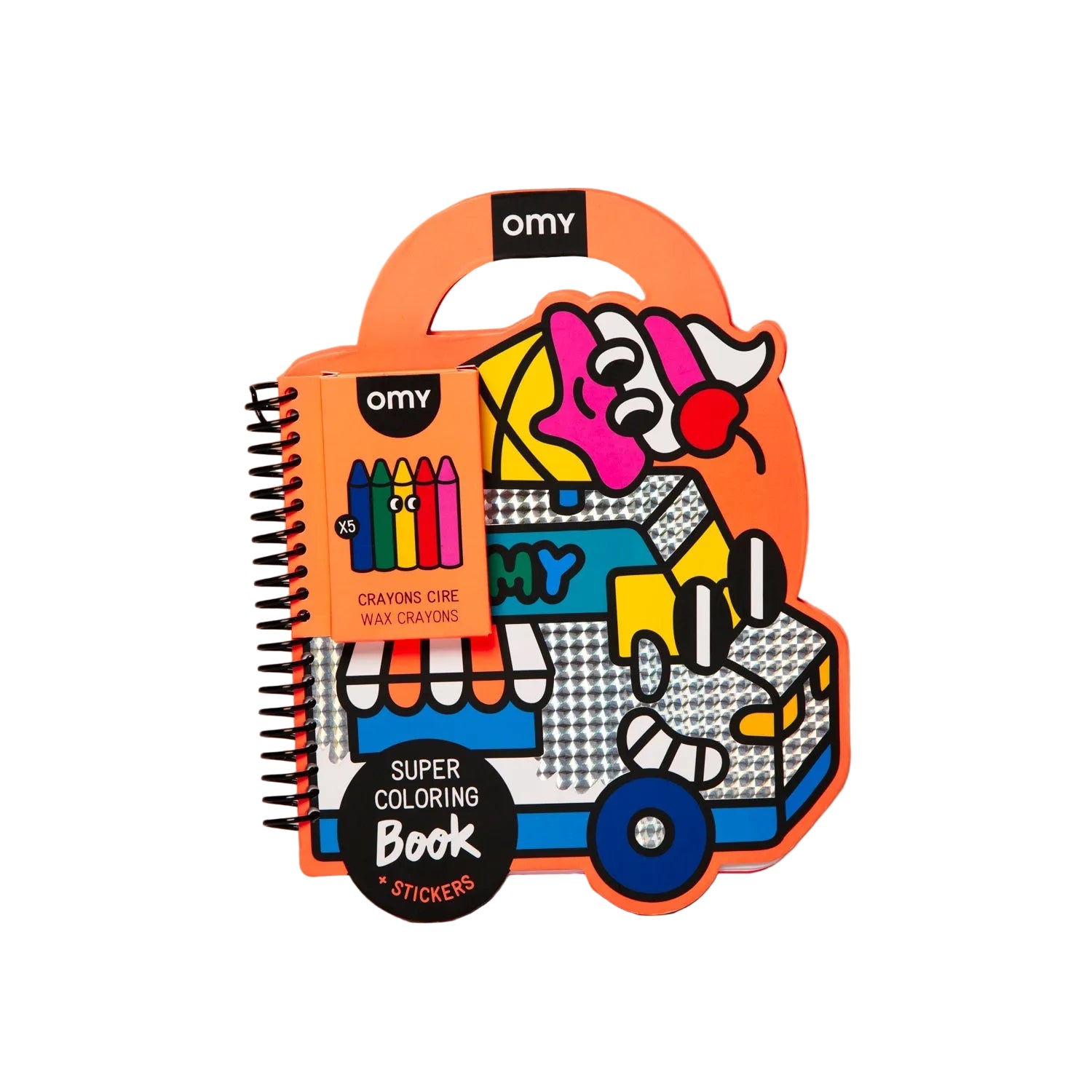 SUPER COLORING & STICKER BOOK YUMMY